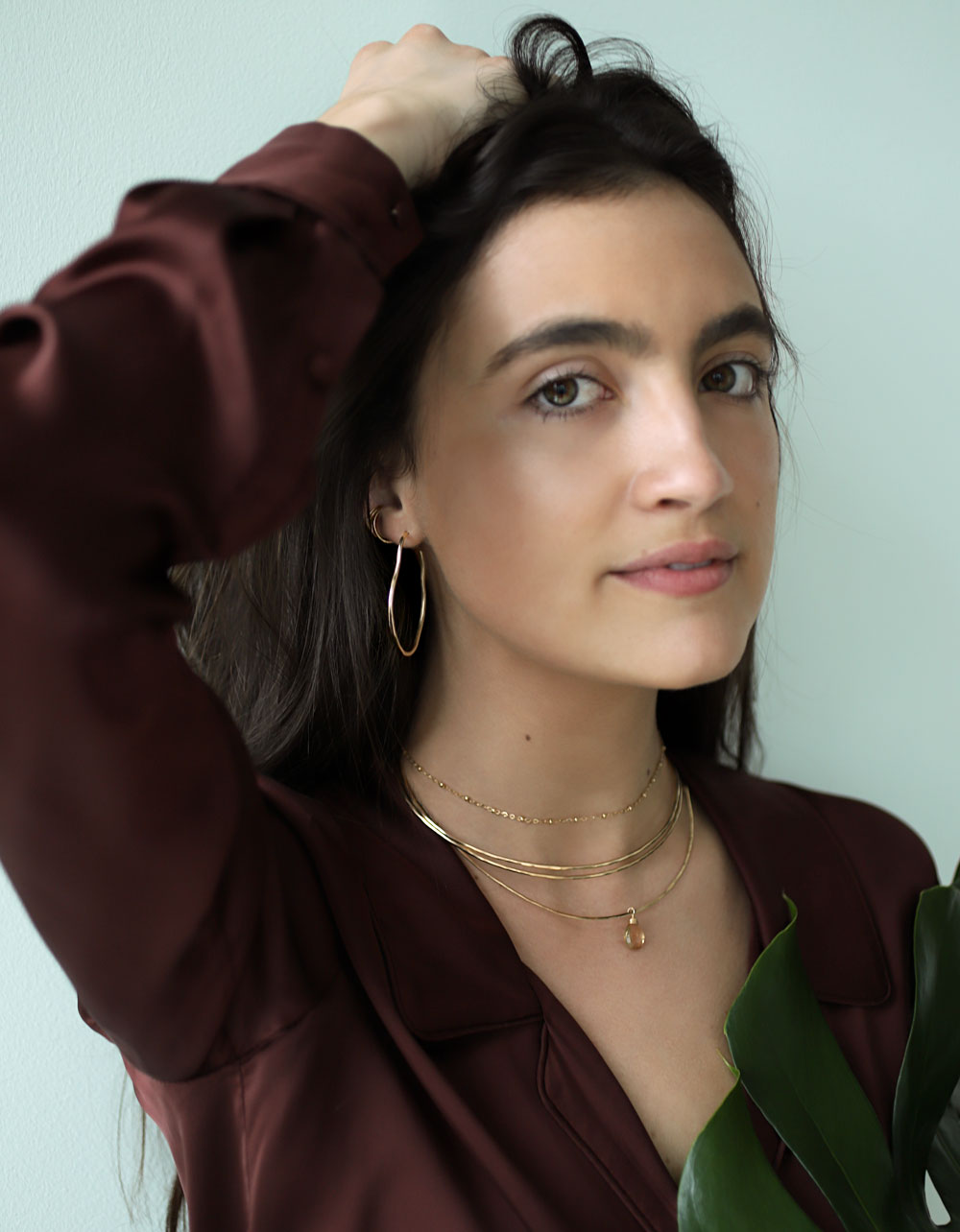 Ball Chain Choker Necklace Handmade By Delia Langan Nyc Delia