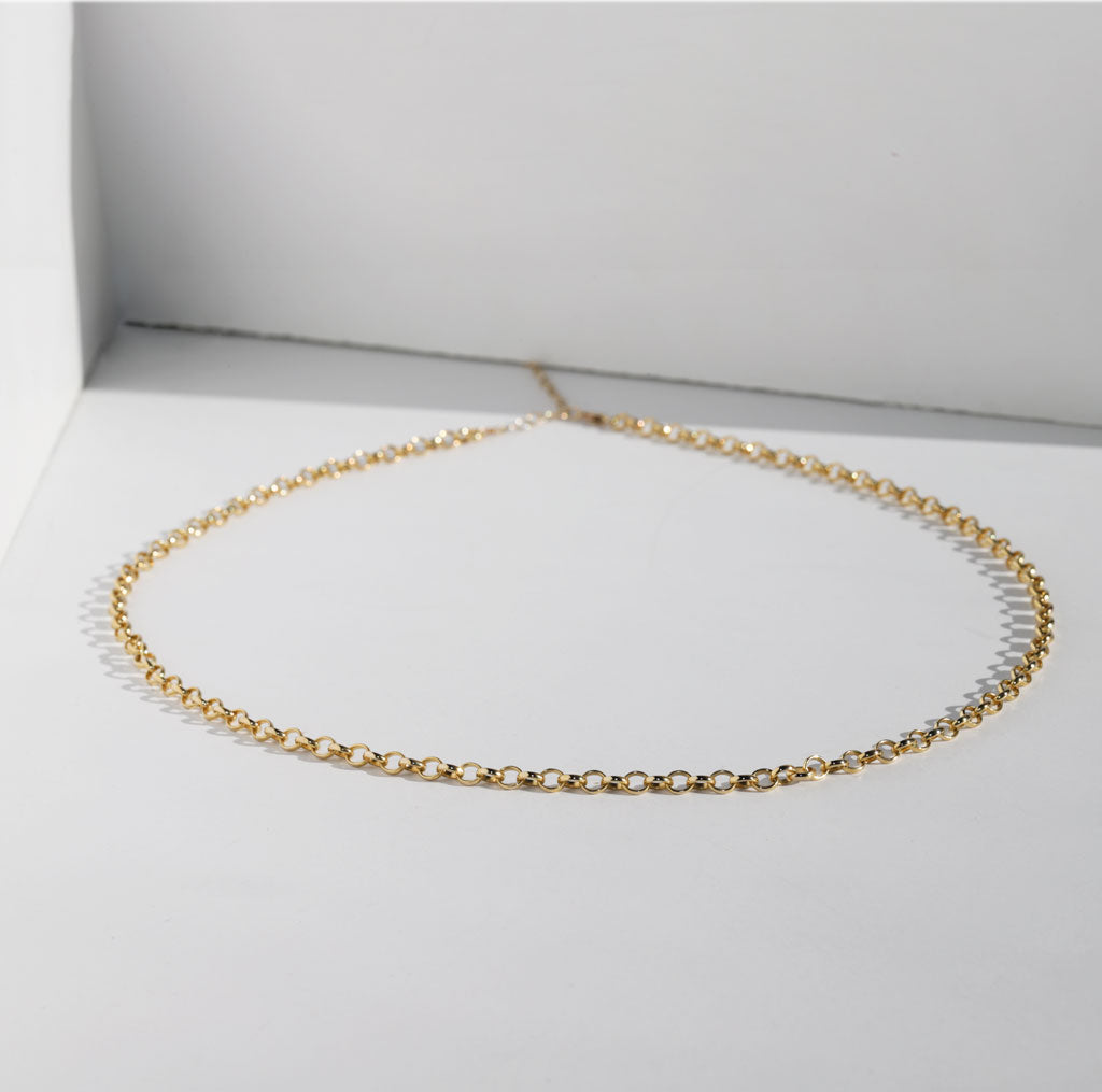 Large Rolo Necklace – Delia Langan Jewelry